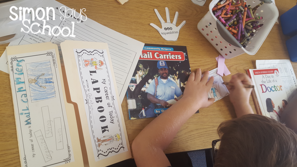 Careers of Today Lapbooks | Simon Says School