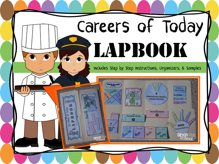 Careers of Today Lapbooks | Simon Says School